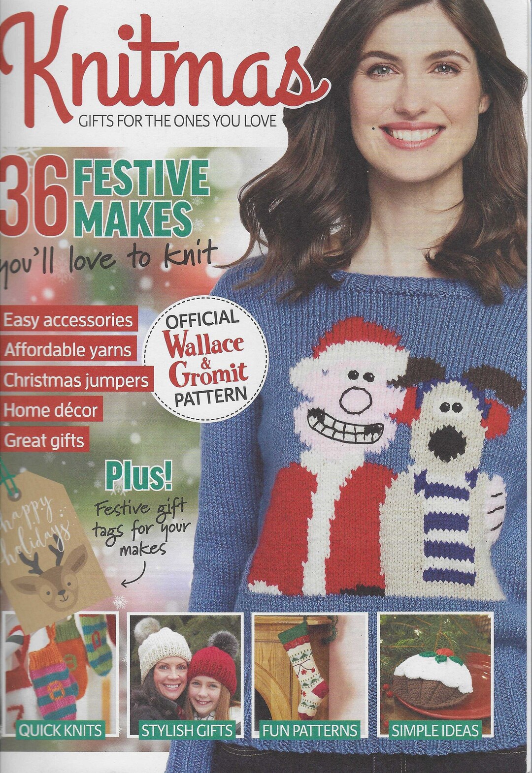 Knitmas Knitting Pattern Booklet 2019: 36 Festive Makes, Wallace Gromit ...