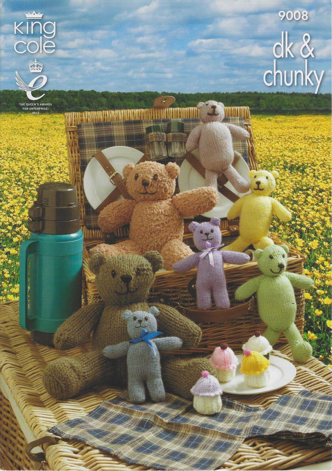 Pre-owned King Cole Knitting Pattern 9008, Teddy Bear's Picnic: Bears ...