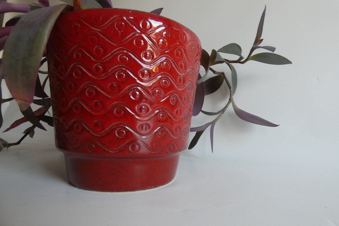 Vintage CERAMIC Planter From the 70s W. Germany Ü- Pot - Mid Century ...