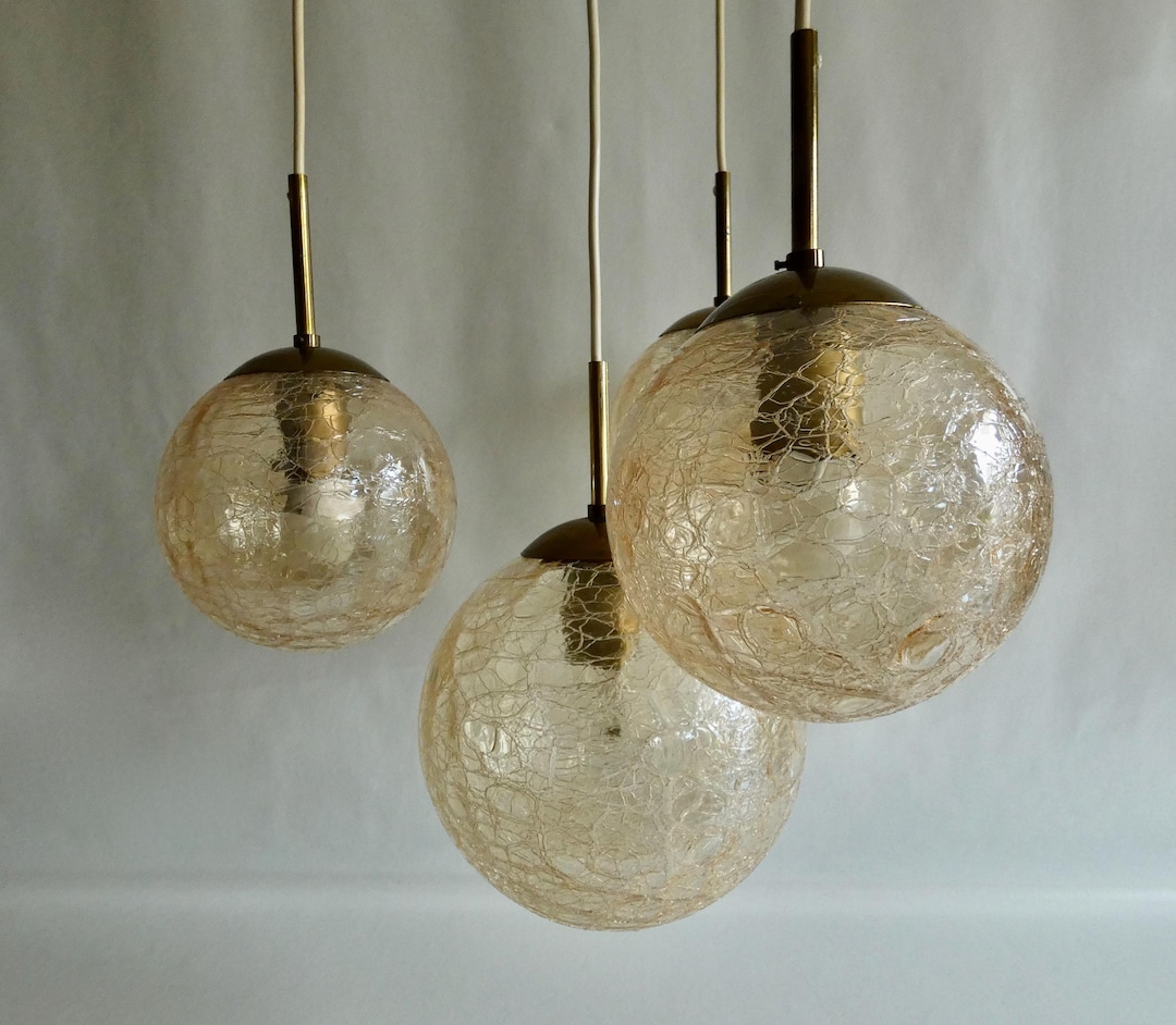 Vintage Cascade Lamp From the 80s - Design Ceiling Lamp - Space Age ...