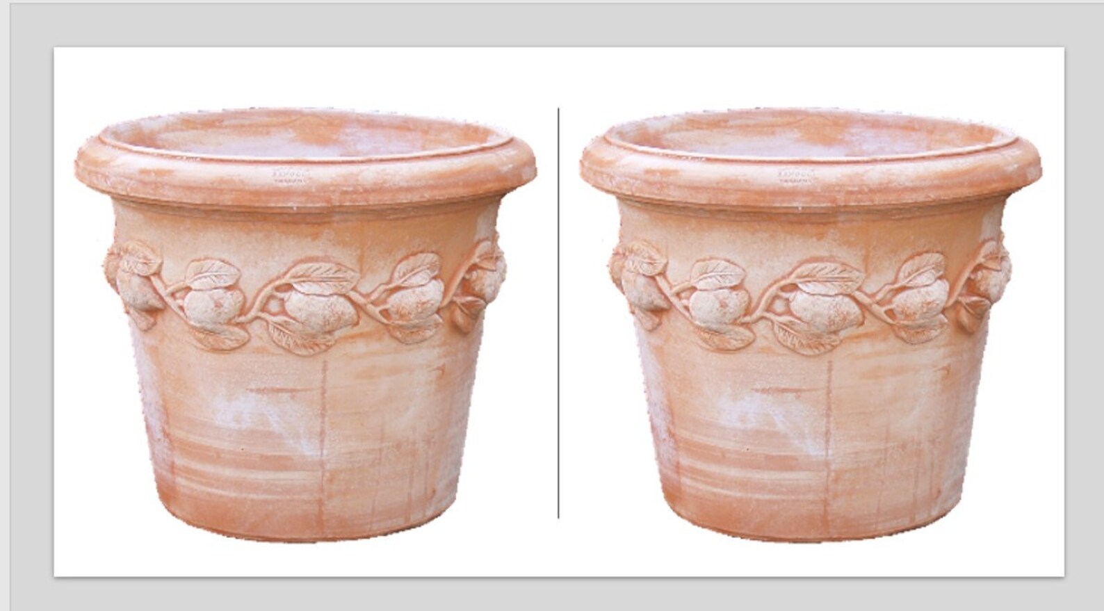 Flower pot planter Italian terracotta FROSTFEST Limoni XXL 2 | Etsy