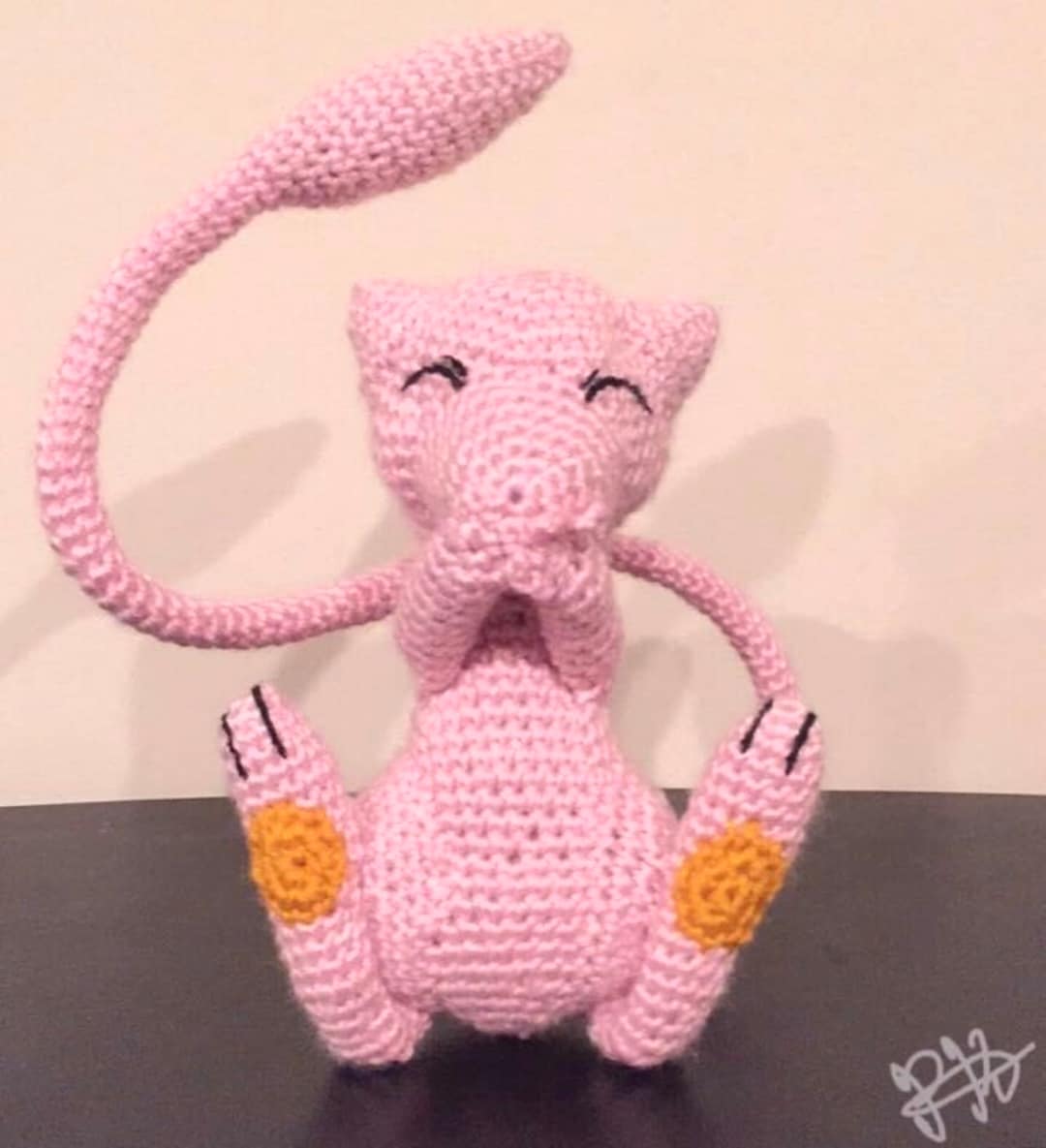 Mew or Shiny Mew- Handmade Crochet Pokemon Plush Toy Legendary Cute ...