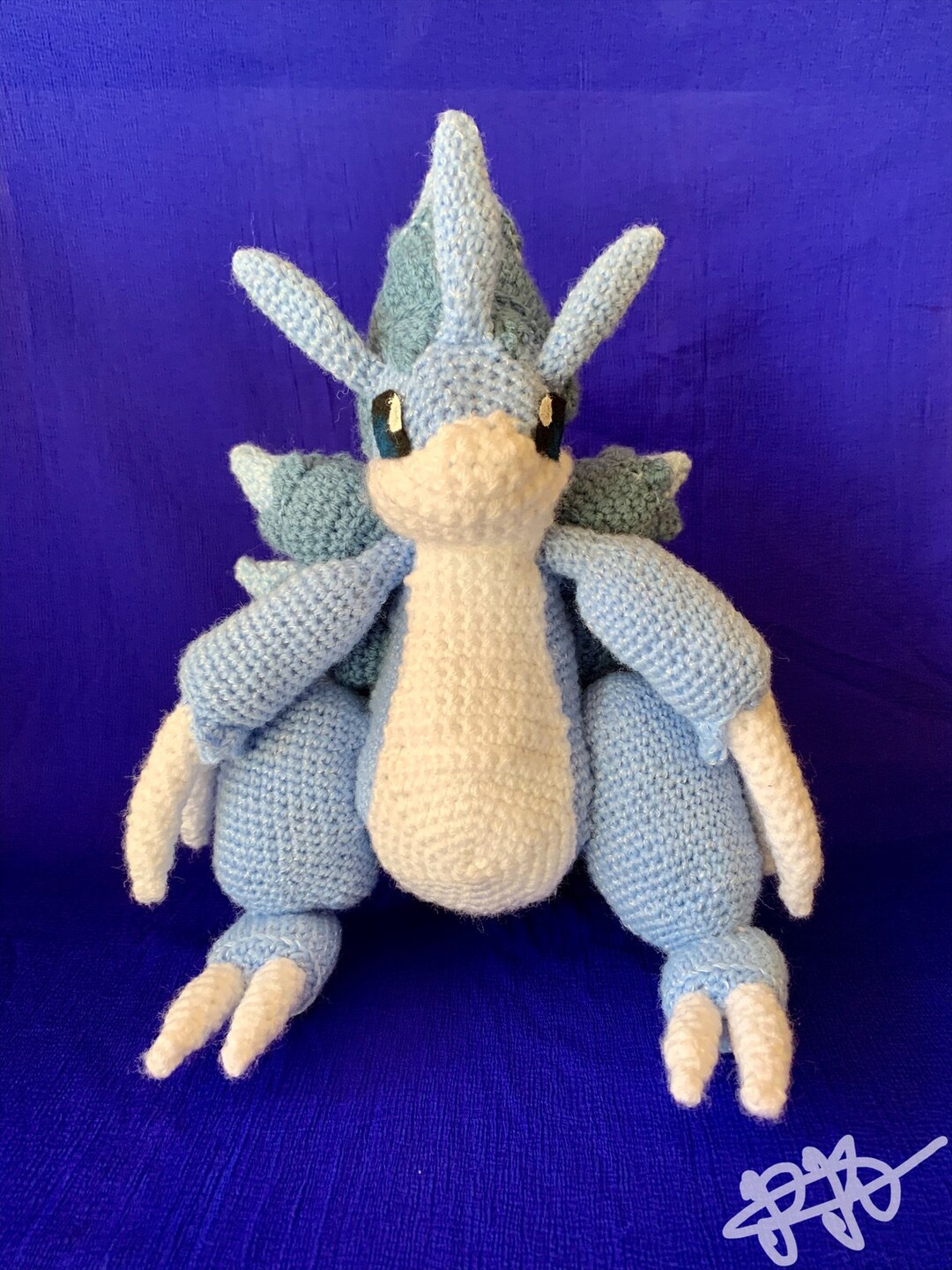 Alolan Sandslash- Handmade Crochet Pokemon Plush Toy MADE TO ORDER - Etsy