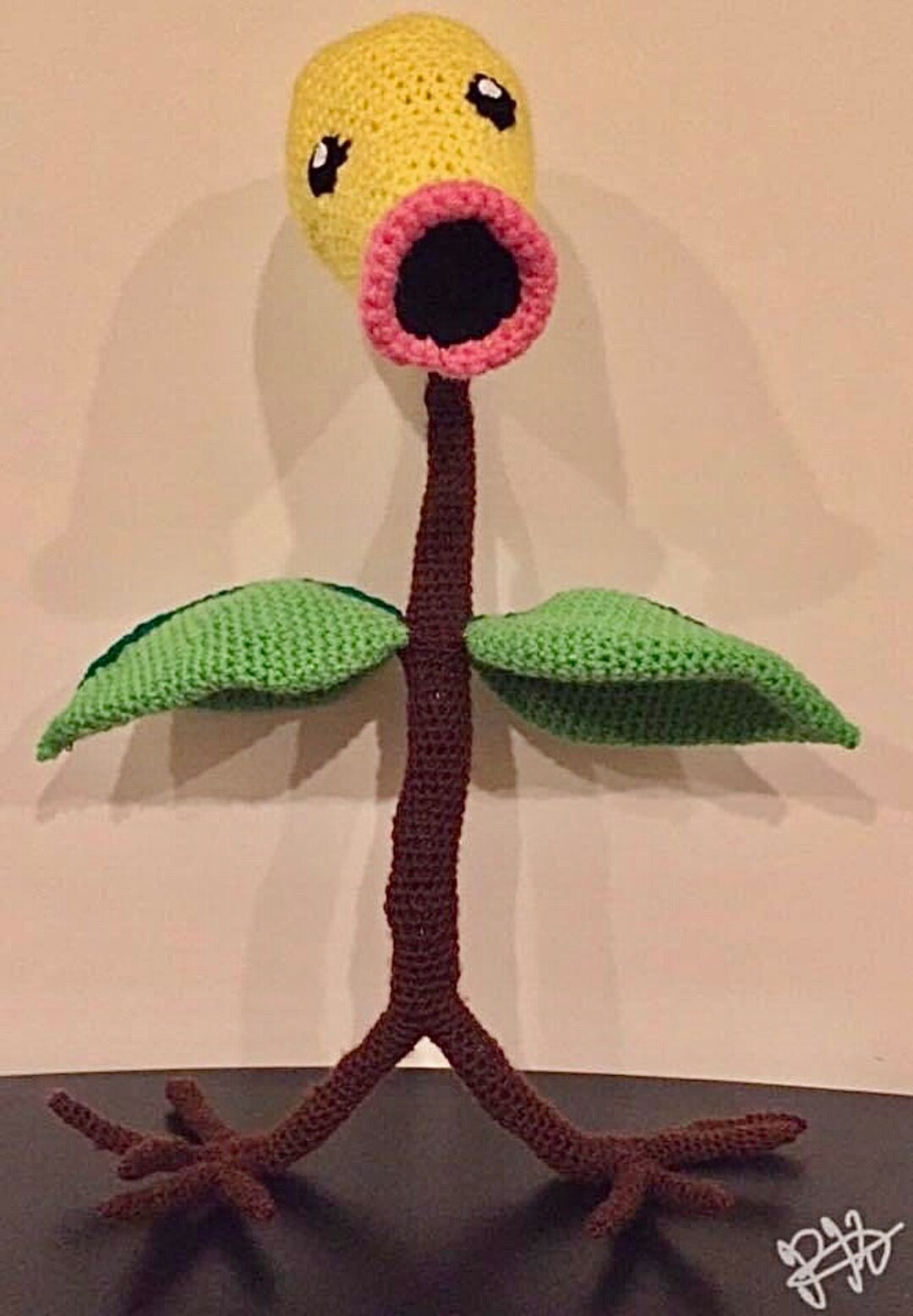 Bellsprout- Handmade Crochet Pokemon Plush Toy MADE TO ORDER - Etsy