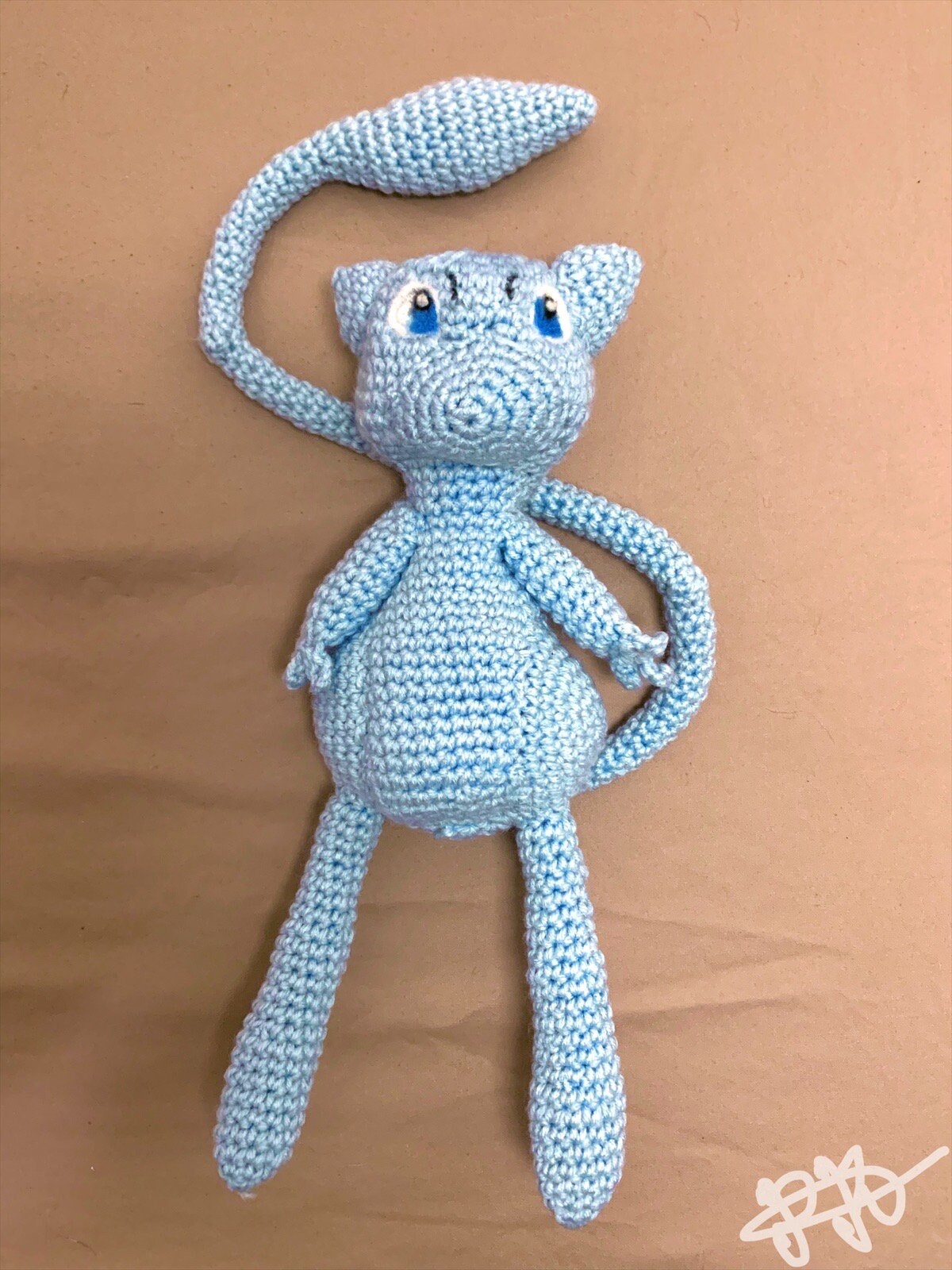 Mew or Shiny Mew Handmade Crochet Pokemon Plush Toy Legendary Cute MADE ...