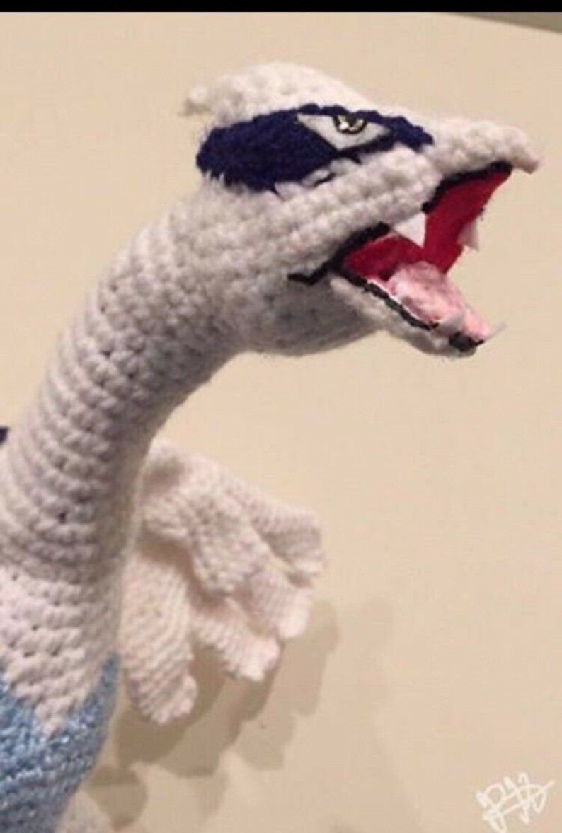 Lugia Handmade Crochet Legendary Pokemon Plush Toy MADE TO | Etsy