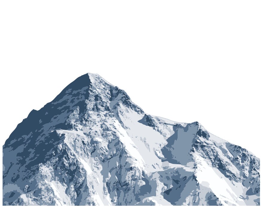 K2 Wallpaper Stencil - Etsy