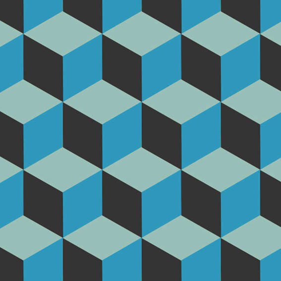 Cube Stencil Pattern - Etsy