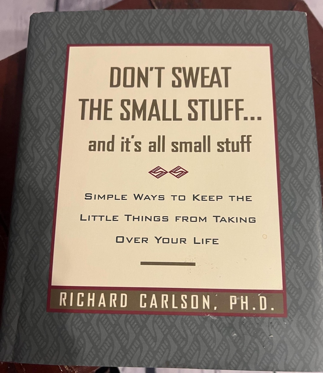 Vintage Don't Sweat the Small Stuff Book - 1997 - Etsy