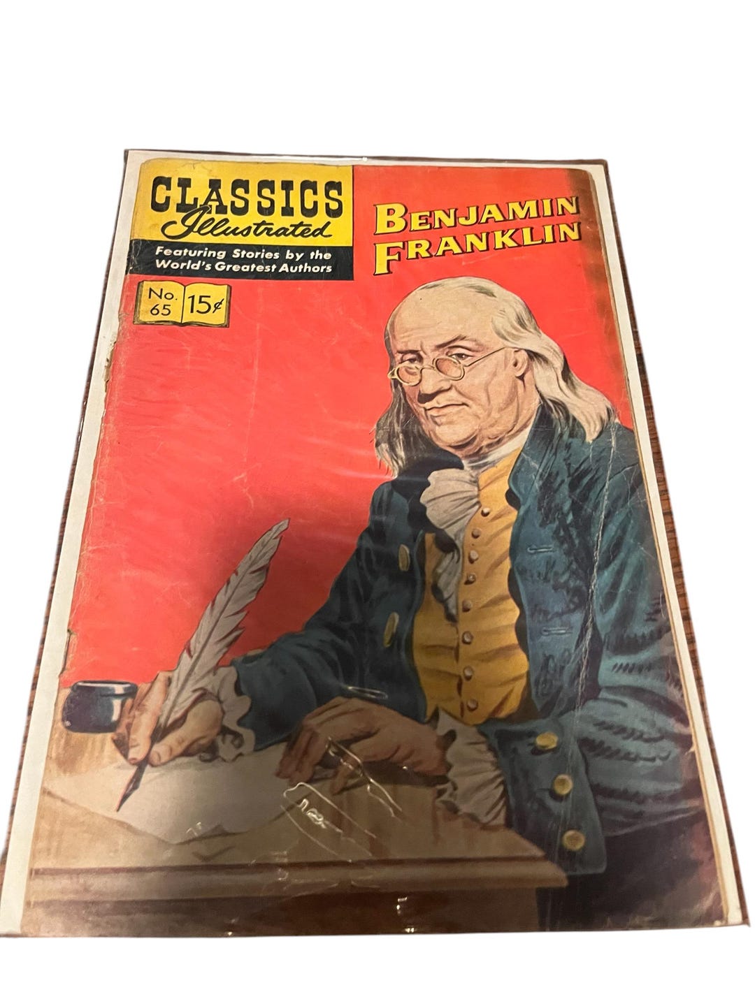 Classics Illustrated Benjamin Franklin #65 Comic Book - Etsy