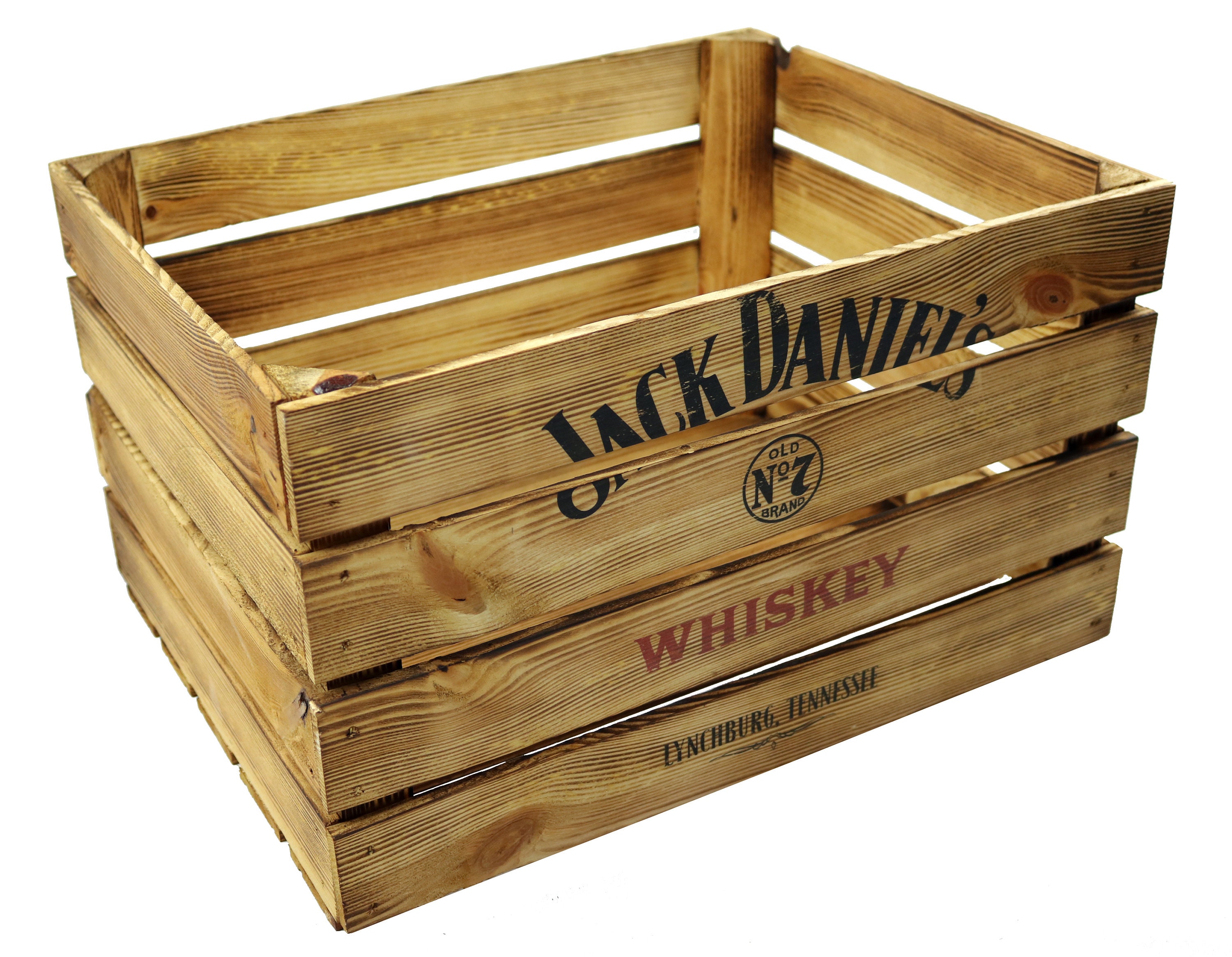 Rustic Whiskey Box Wooden Box With Whiskey Branding Vintage | Etsy UK