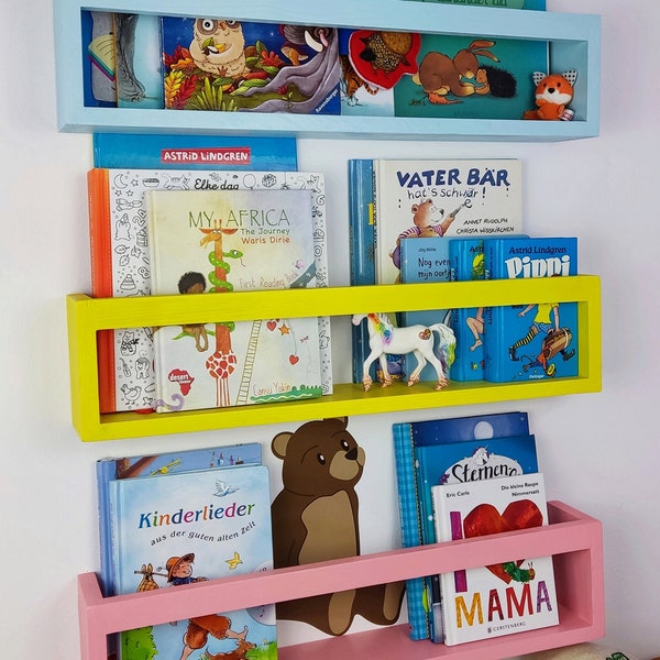 Colored Shelves - Etsy