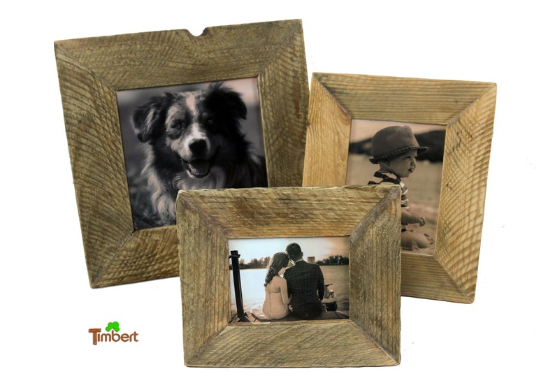 Rustic Picture Frames, Vintage Photo Frames Made From Reclaimed Wood ...