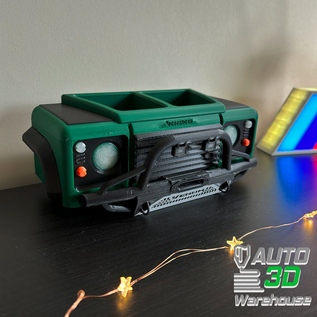 Land Rover Defender BULLBAR Variant Classic Inspired Desk Organiser ...