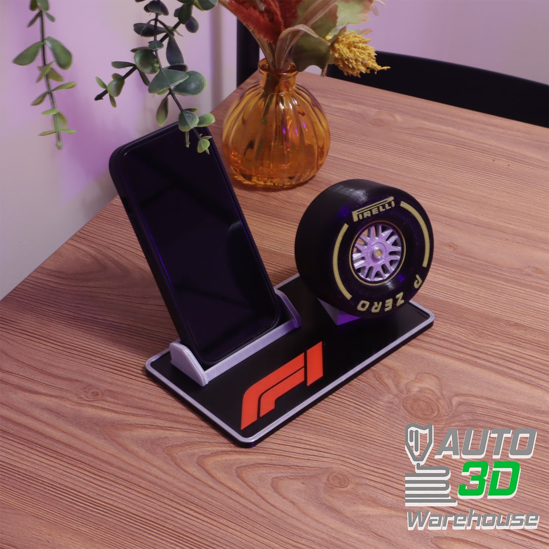 Inspired by F1 Style Phone Holder Desk Accessory, Tyre Stand ...
