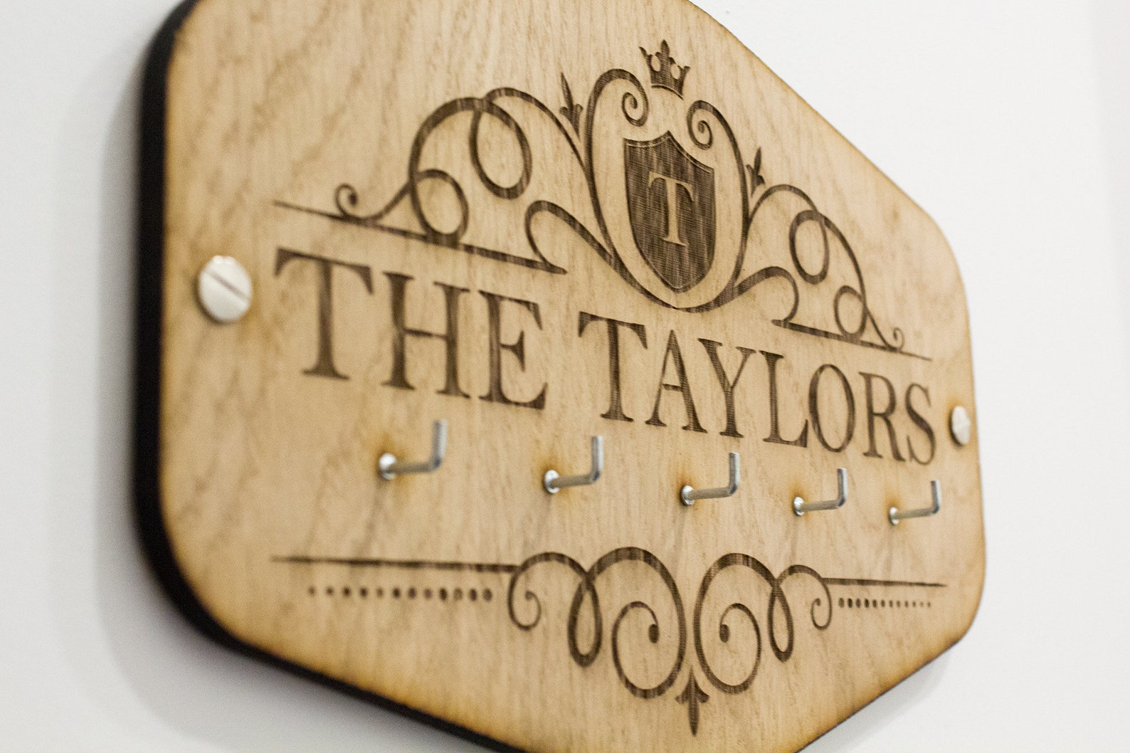 Personalised Key Holder for Wall Key Rack Key Hook for Wall - Etsy UK