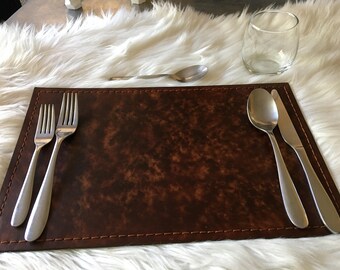 Leather Placemats - Etsy