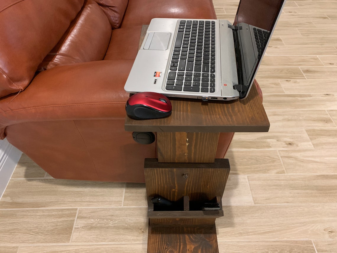 Norm's Laptop Stand With Storage Vertical Laptop Stand | Etsy