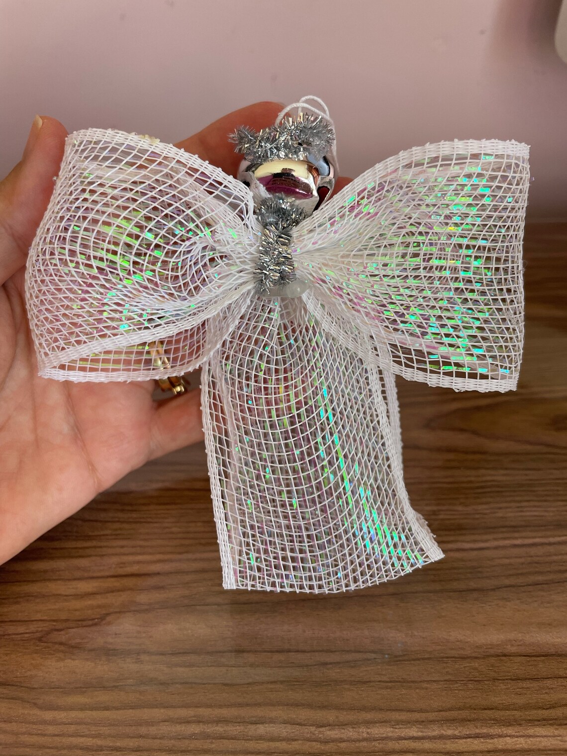 Ribbon Angel Ornament - Etsy