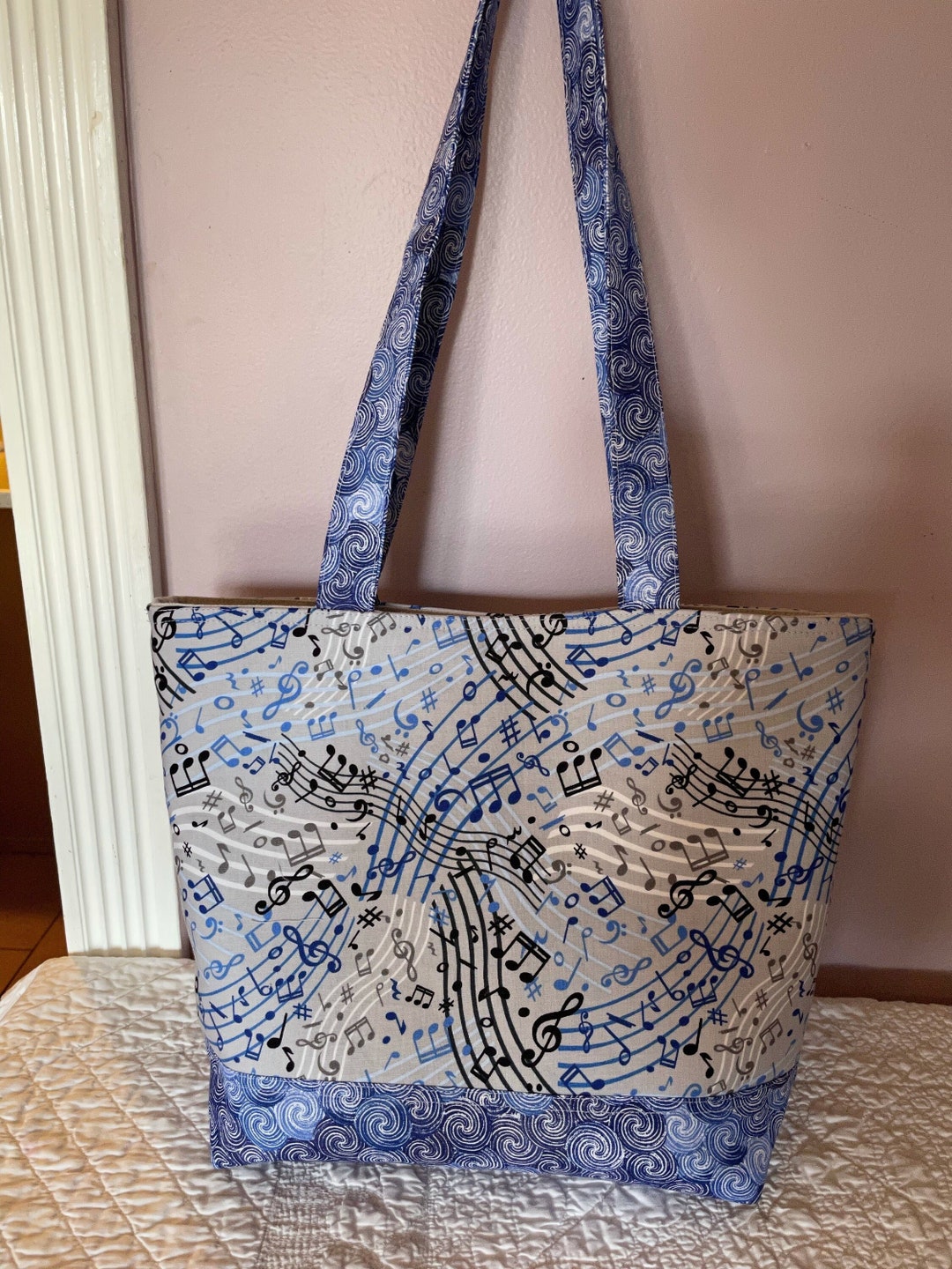 Music Note Purse Shoulder Bag, Tote Bag, Steampunk, Handbag, April ...