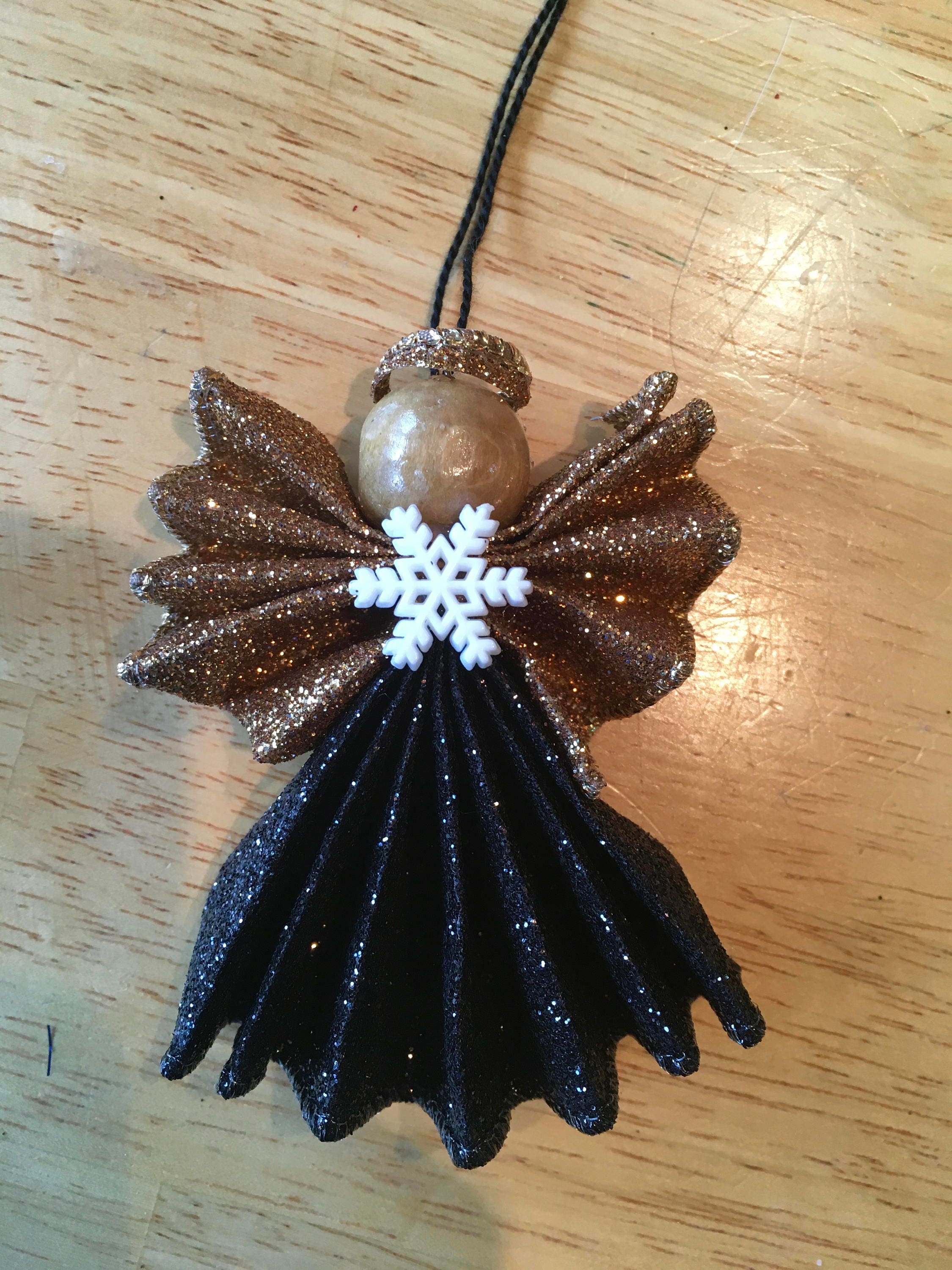 Ribbon Angel Ornament- - Etsy