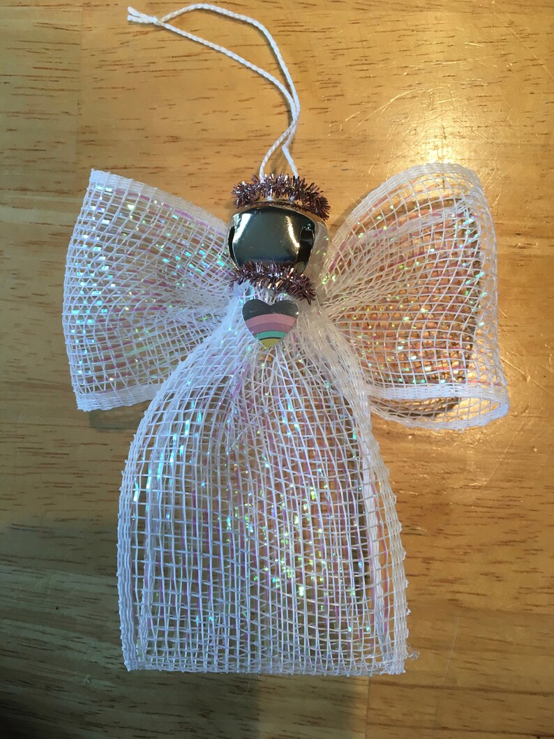 Ribbon Angel Ornament | Etsy