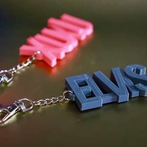 Personalized 3D Printed Keychains CUTE GIFT Trendy Fashionably Cool ...
