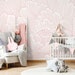 Pink Large Floral Wallpaper / Peel and Stick Wallpaper Removable ...