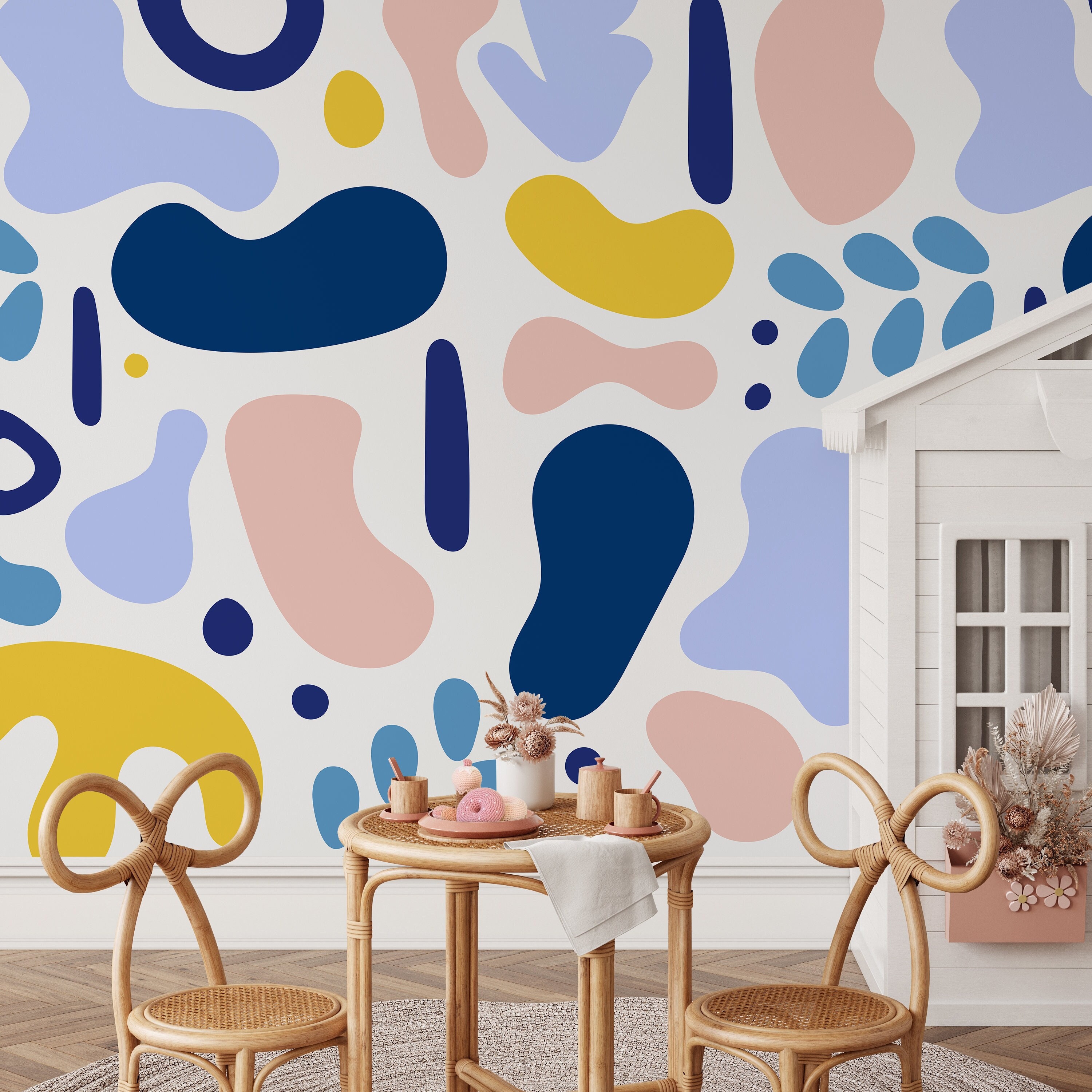Peel and Stick Wallpaper Removable Wallpaper Scandinavian Wallpaper ...