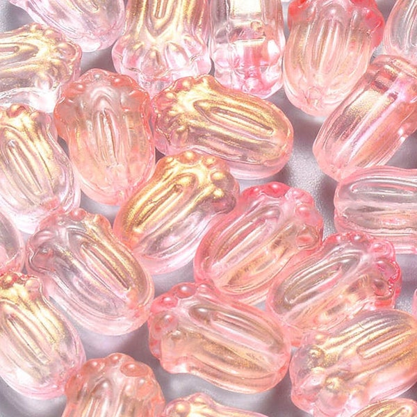 Pink Glass Pearls - Etsy