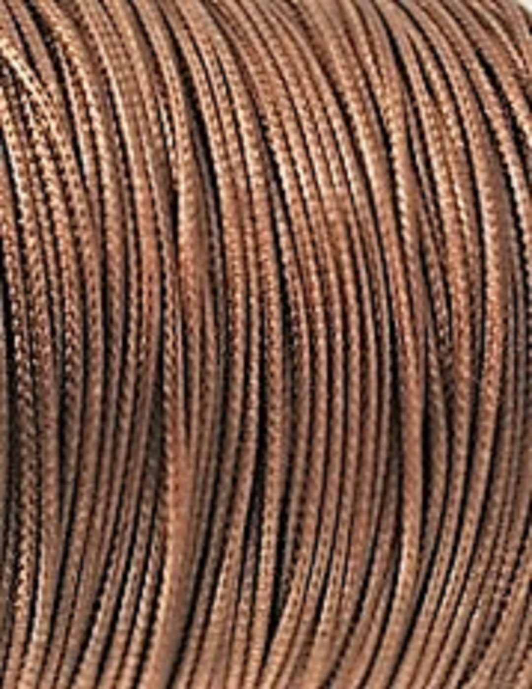 3 M of 1 Mm Light Brown Waxed Polyester Cord - Etsy