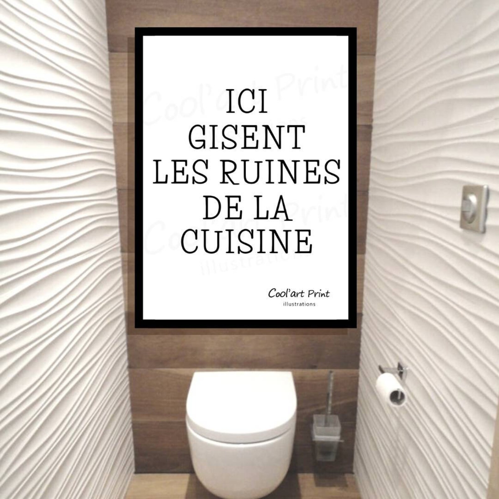 Adulte Humour Print Poster, Funny Bathroom Quote, Toilet Quote, Comic ...