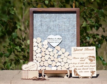 Shadow Box Wedding Guest Book Alternative Wedding Guestbook | Etsy