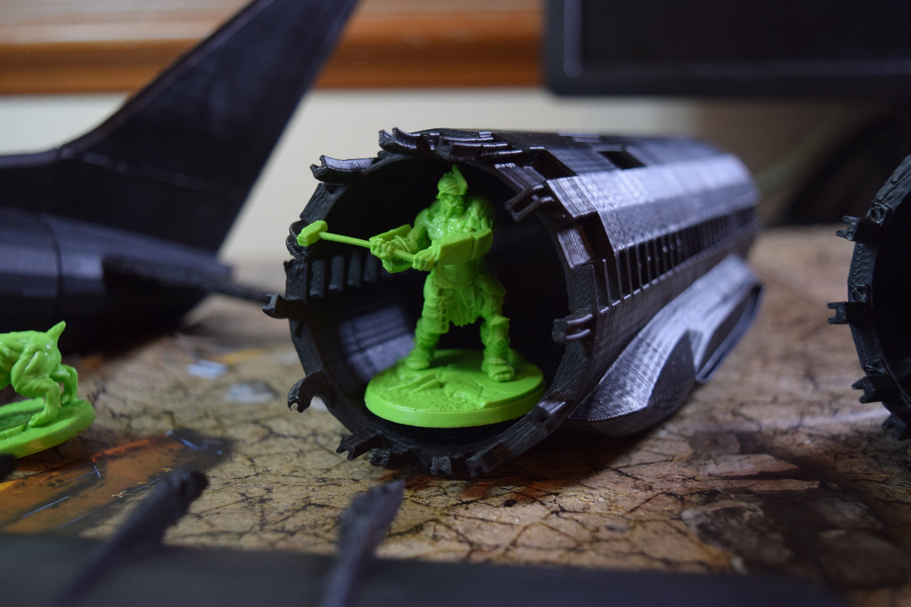 28mm Wargame Terrain Post Apocalyptic Jet Airplane-fallout - Etsy UK