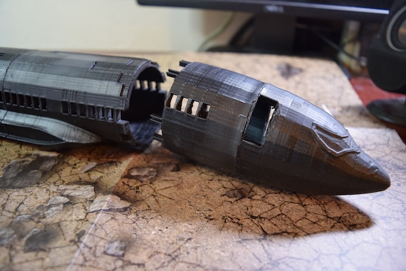 28mm Wargame Terrain Post Apocalyptic Jet Airplane-fallout | Etsy UK