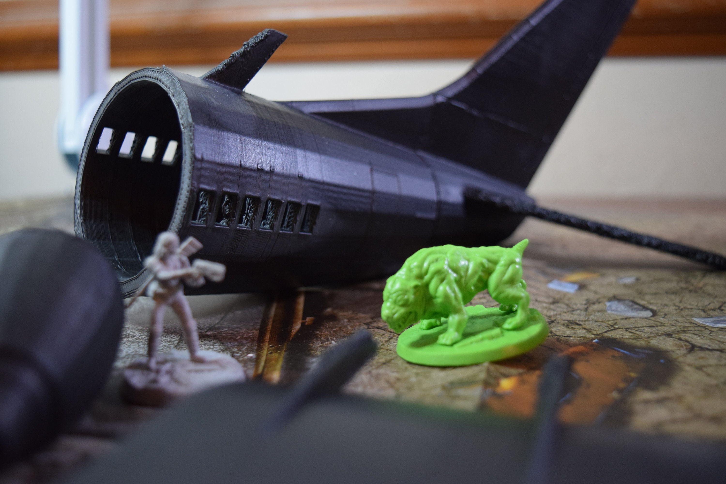 28mm Wargame Terrain Post Apocalyptic Jet Airplane-fallout | Etsy UK