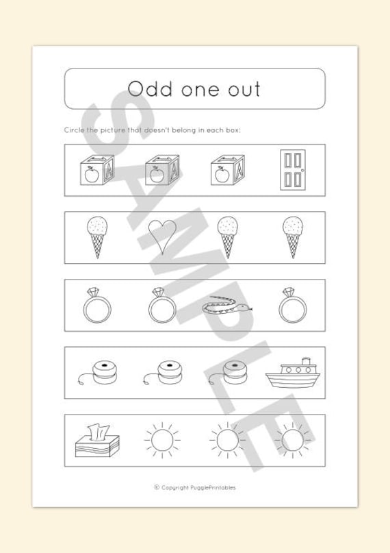 Printable Odd One Out Pick The Odd One Out Worksheet | Live Worksheets