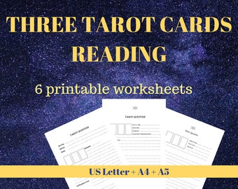 Tarot Card Study Worksheet Digital Printable - Etsy