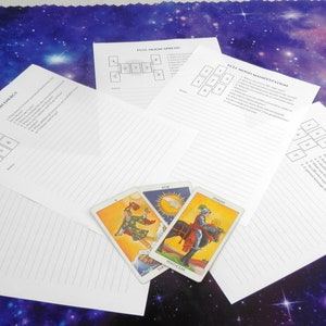 FULL MOON Tarot Spreads / Card Spreads - 16 Printable Pages + Bonus ...