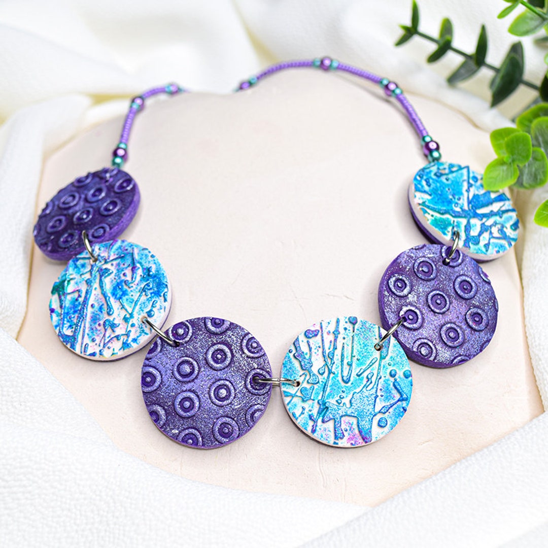 Violet Handmade Modern Necklaces for Women, Gift for Her, Jewelry ...