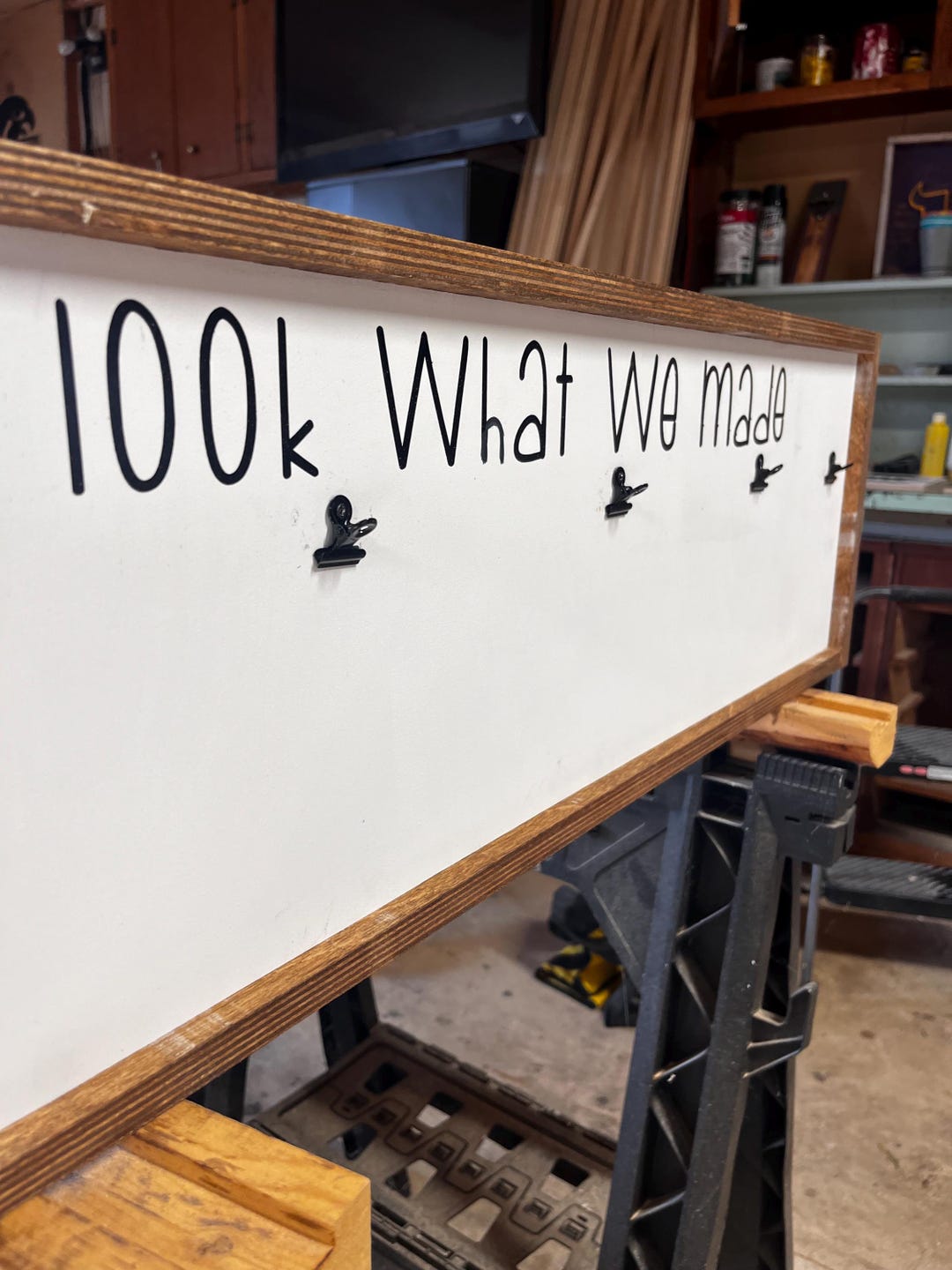 Rustic Kids Craft Display Board Show off Your Little Artists ...