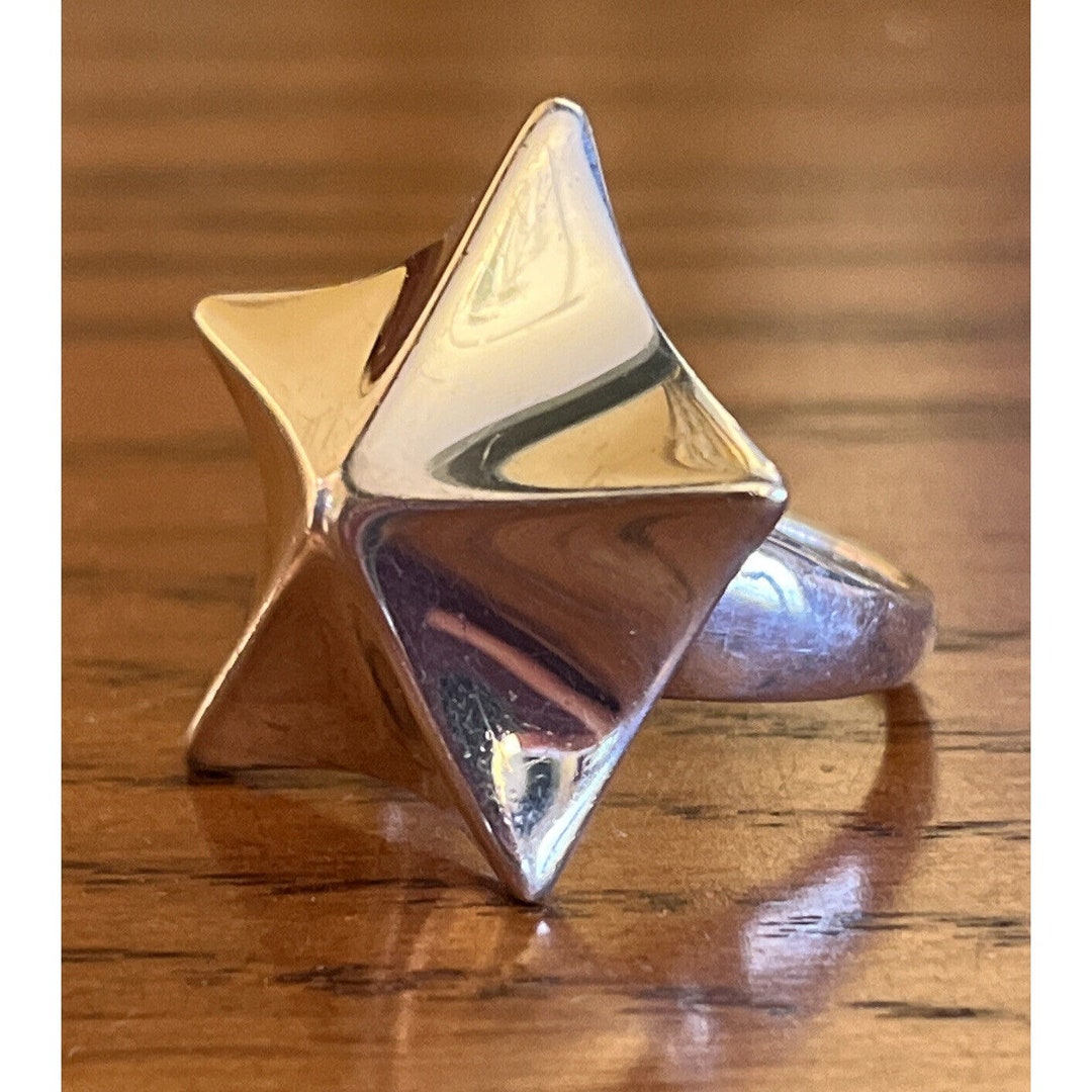 Robert Lee Morris RLM Studio Star Sterling 925 Silver Ring Size 7 - Etsy