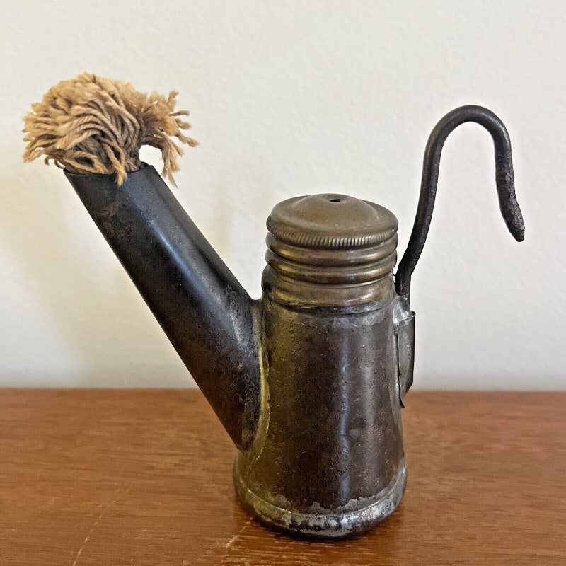 Antique Miners Lamp - Etsy
