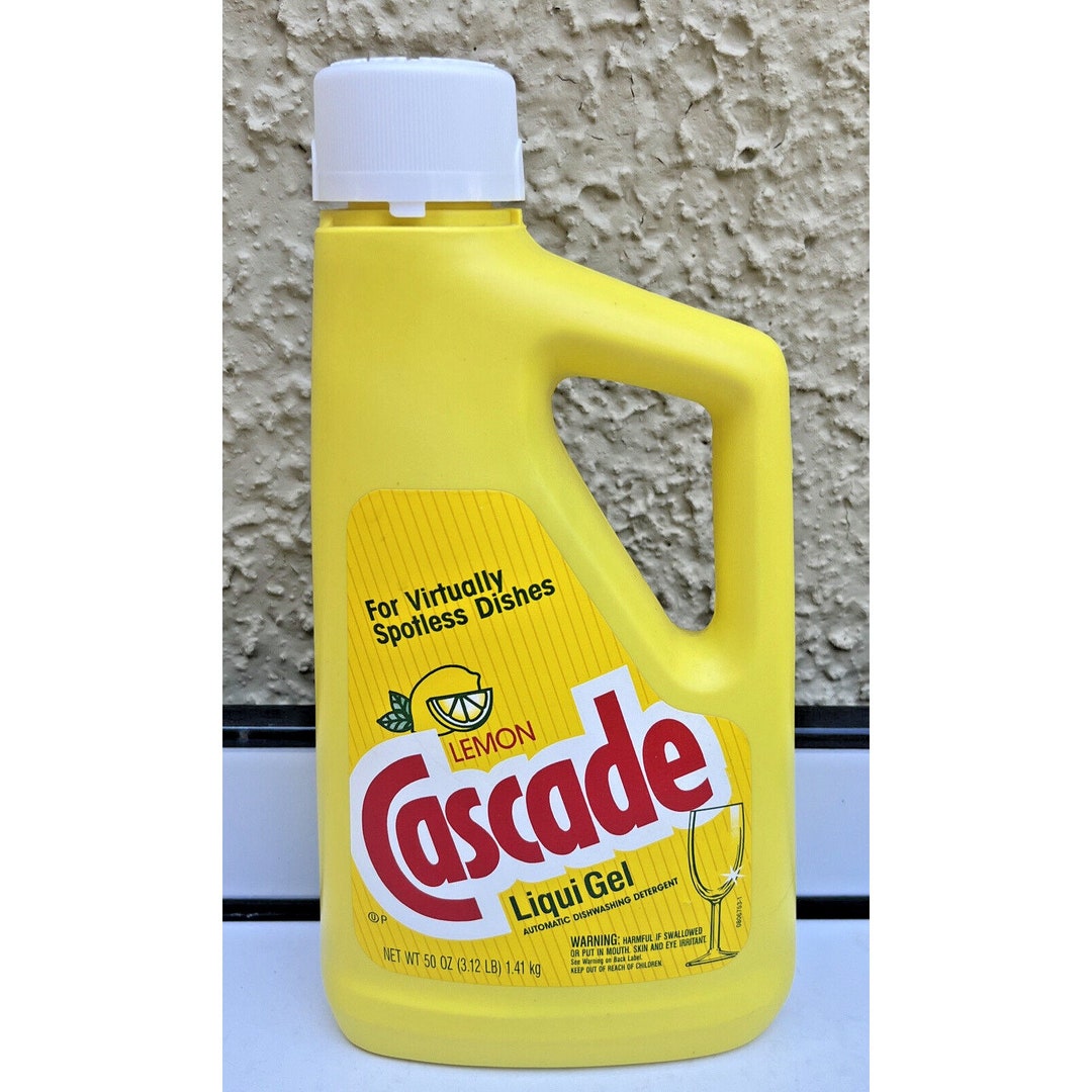 Vintage 90s Lemon Cascade Liqui Gel Dishwasher Detergent NOS Movie TV ...