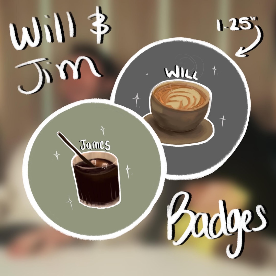 Will and Jim Badges || Willne || James Marriott || Good Bin Bad Bin ...