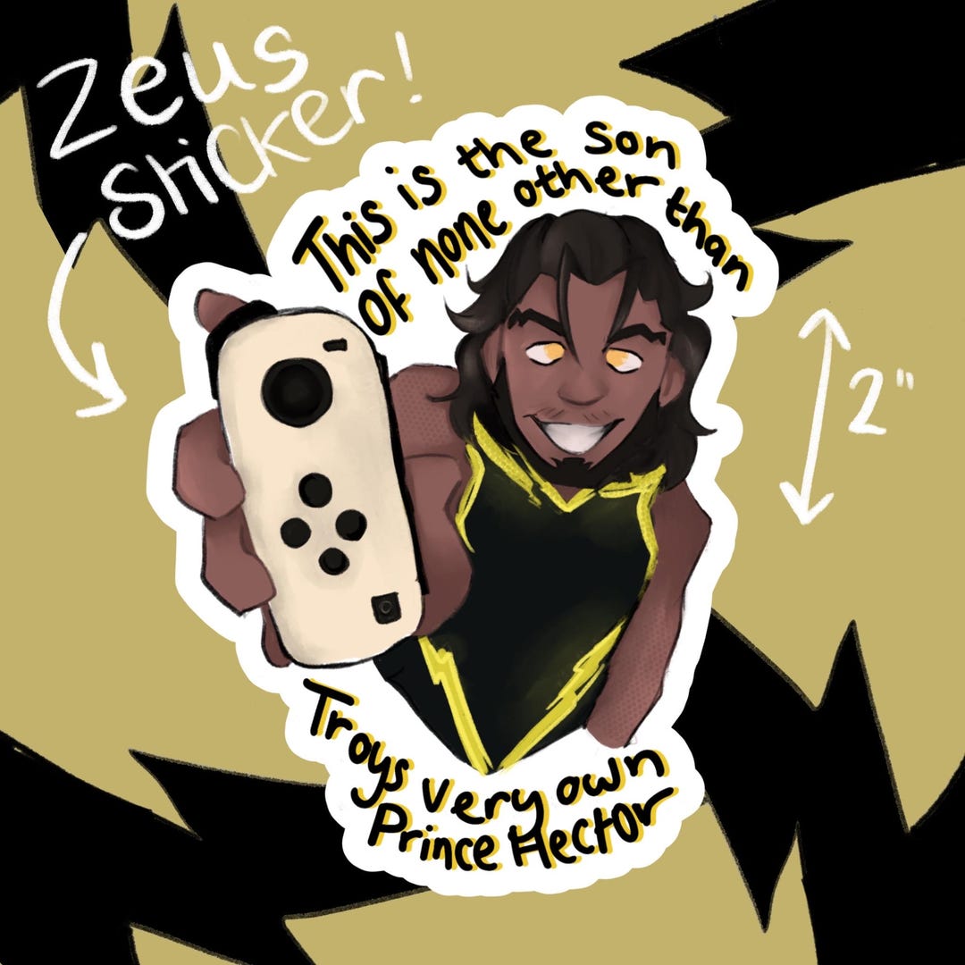 Epic: the Musical Sticker || Zeus || Epic the Musical || Meme ...