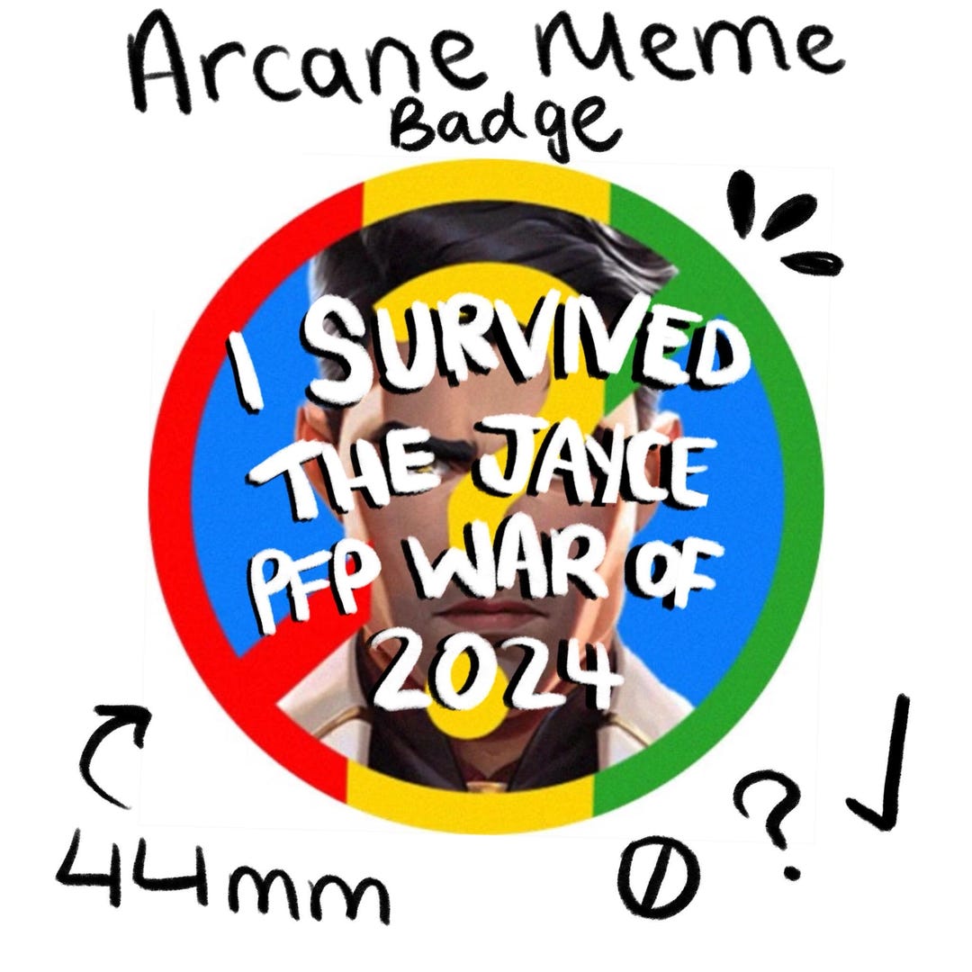 Jayce PFP War | Badge | Arcane | Silly | League of Legends | Jayce ...