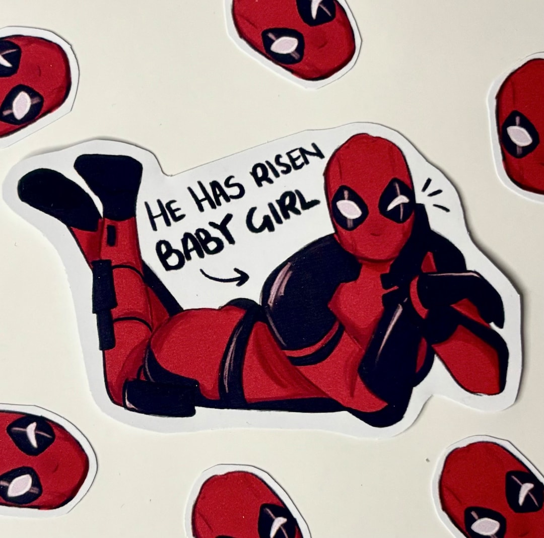 Deadpool | Deadpool and Wolverine | Marvel | Xmen | Sticker | Wade ...