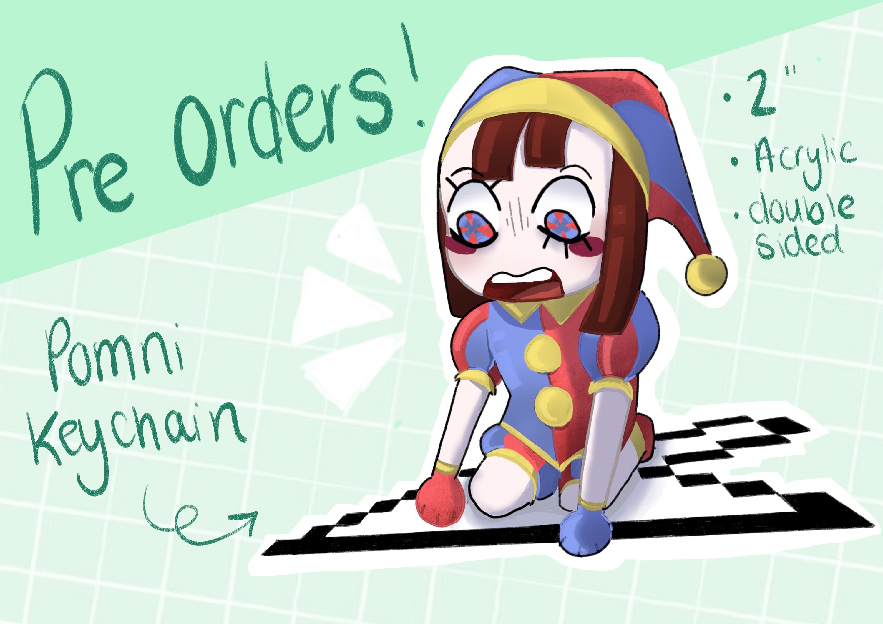 The Amazing Digital Circus Pomni Keychain PRE-ORDERS - Etsy Australia