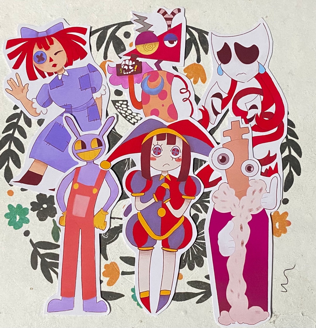 The Amazing Digital Circus Pomni Gangle Jax Glitch Kinger TADC Cartoon ...